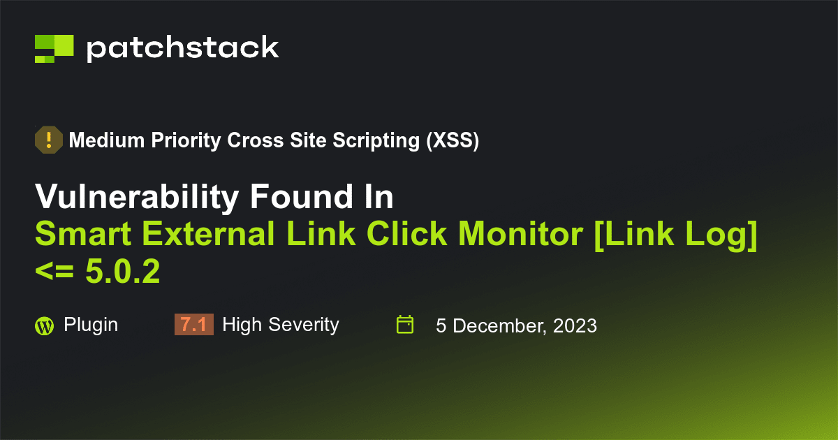 WordPress Smart External Link Click Monitor [Link Log] plugin